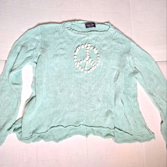 Wooden Ships | Sweaters | Wooden Ships Peace Sign Knit Sweater | Poshmark